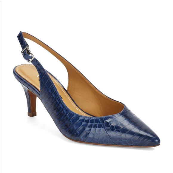Kay Unger | Shoes | Kay Unger Blue Lambada Snakeskin Heels | Poshmark